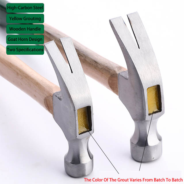 Must Strike Hammer High Strength Glossy Hickory Handled Hammer ...