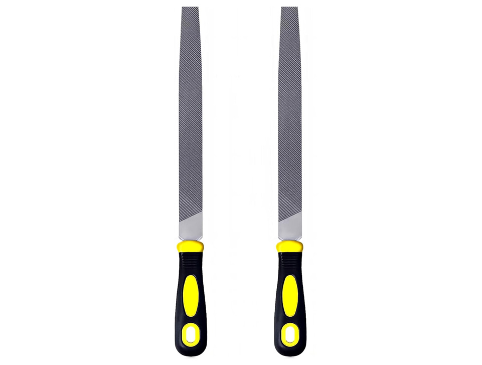 Flat File Made Of High Carbon Steel, Double Cutter Deburring Sharpener ...